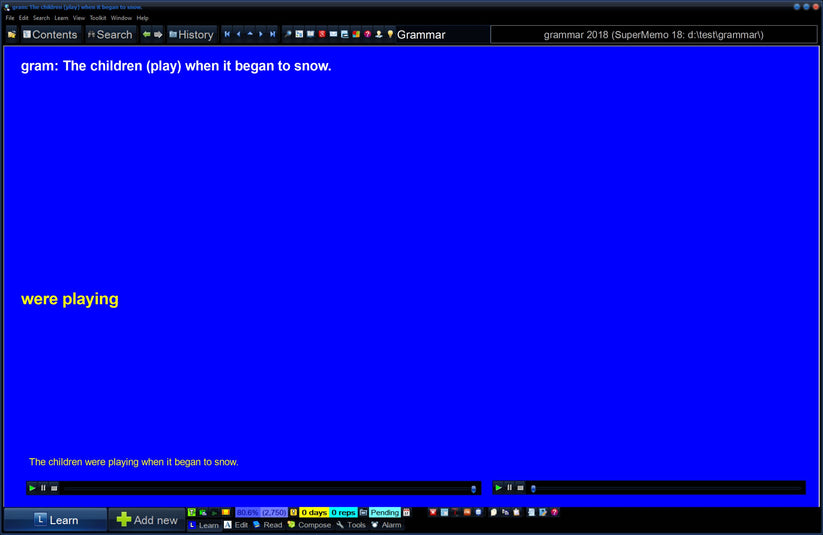 English Grammar – SuperMemo Store